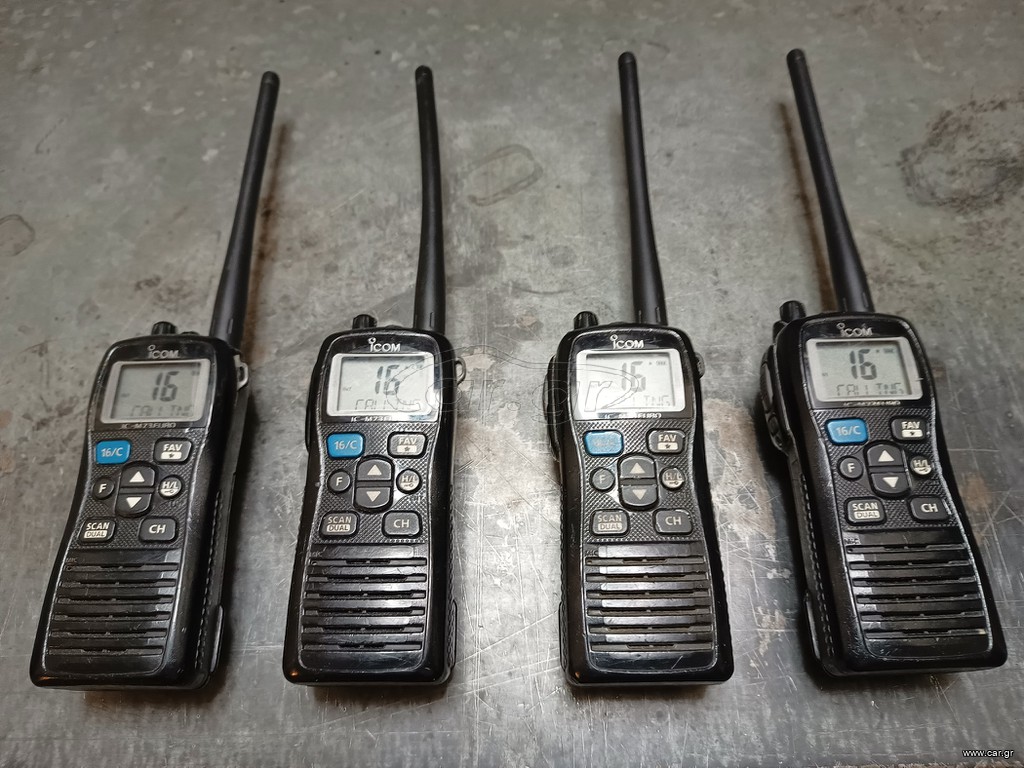 Car.gr - ICOM VHF MARINE, 4αδα ναυτικοι πομποδεκτες, επαγγελματικοι ...