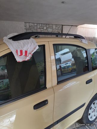 Car.gr - Fiat Panda II (169) κατα μηκος Αντικλεπτικες Μπαρες Οροφης.