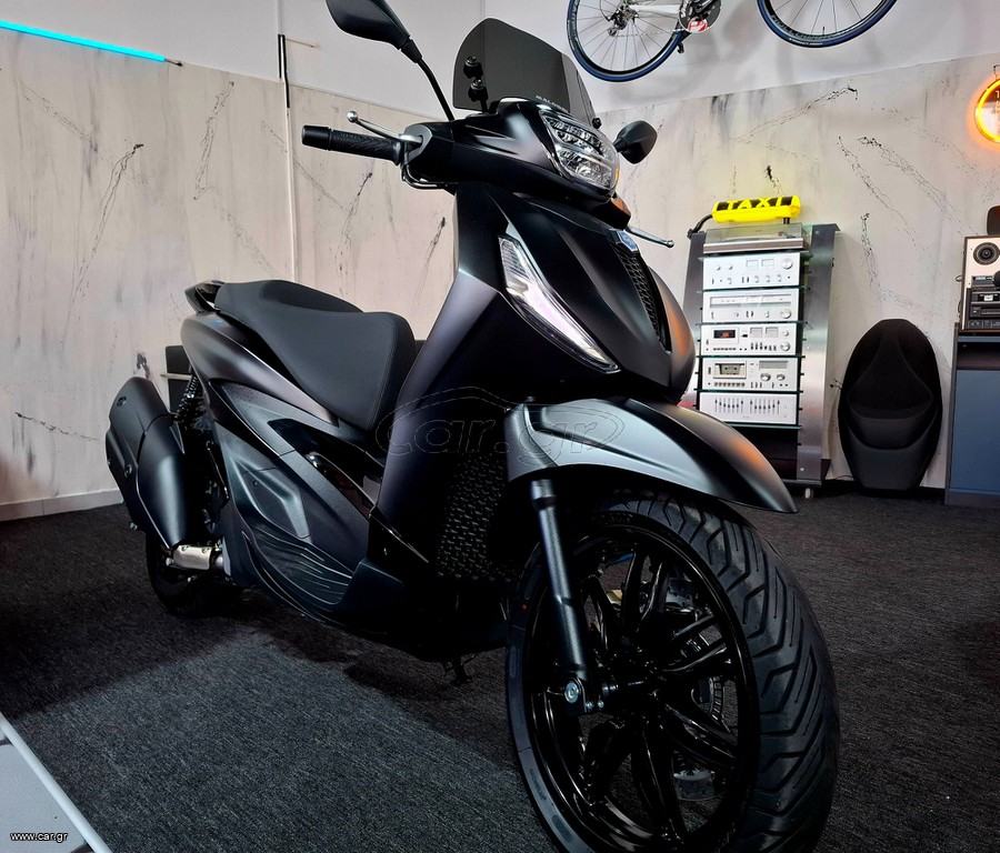 Car.gr - Piaggio Beverly 400 '24 BEVERLY 400 HPE DEEP BLACK