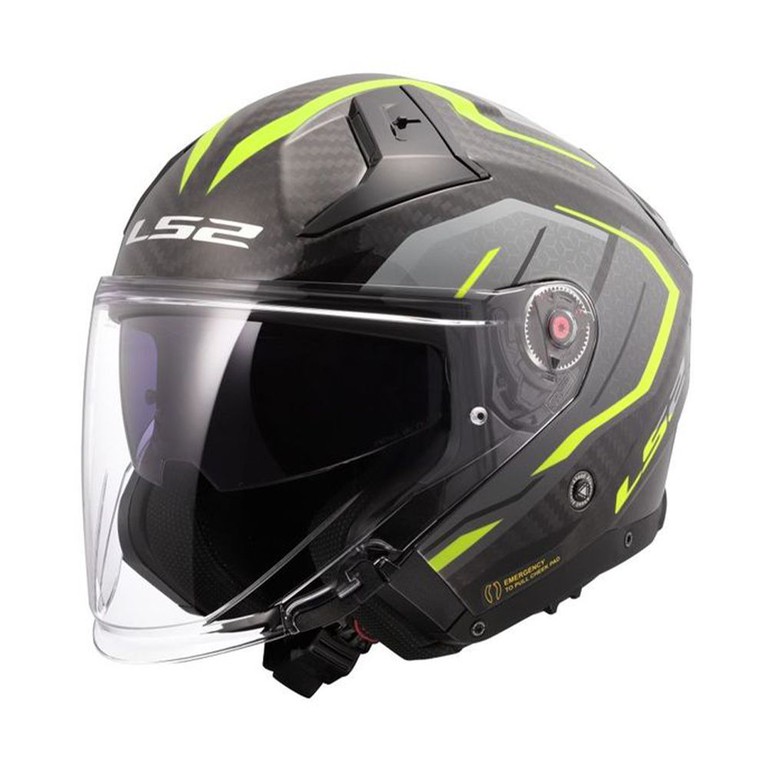 Car.gr - ΚΡΑΝΟΣ JET INFINITY II OF603 CARBON URUS YELLOW/GREY ECE 22.06 ...