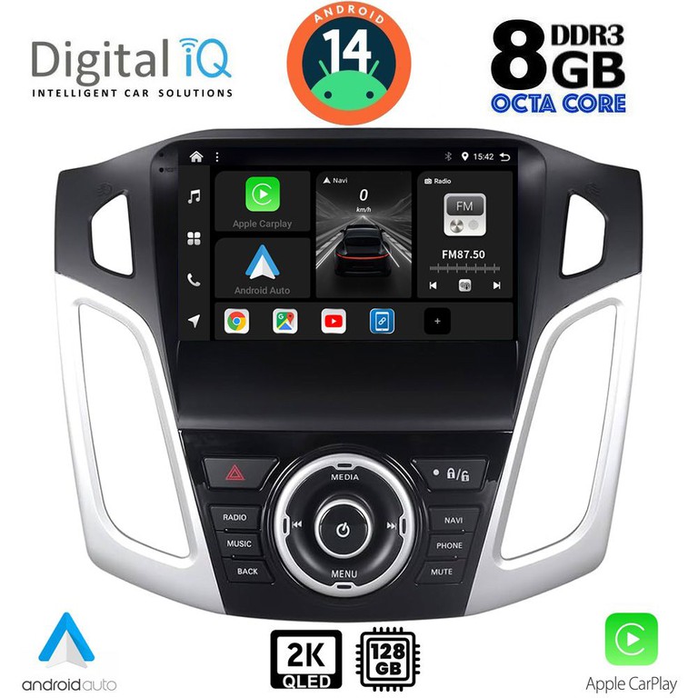 Car.gr - MULTIMEDIA TABLET for FORD FOCUS mod. 2011-2018 ANDROID 14 ...