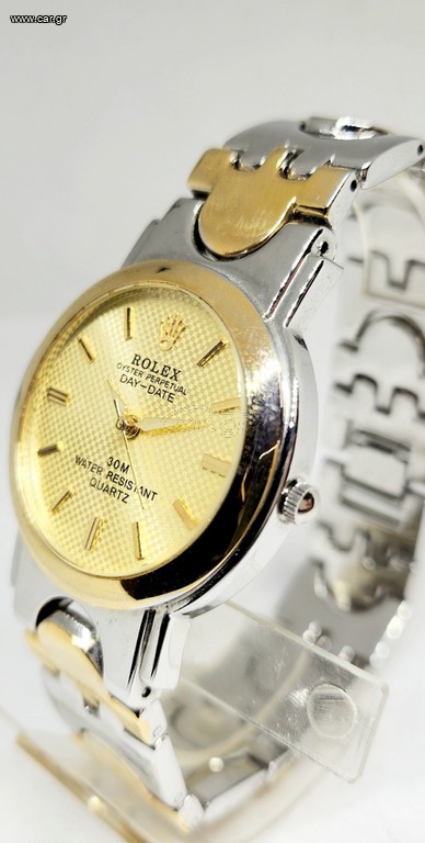 Car.gr - REPLICA ROLEX DAY-DATE OUSTER REPETUAL ΓΥΝΑΙΚΕΙΟ ΡΟΛΟΙ QUARTZ ...