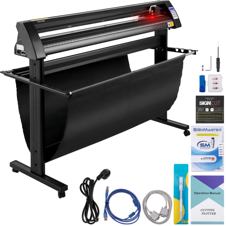 Car.gr - VEVOR Vinyl Cutter, 1350mm Vinyl Plotter, LED Screen Plotter ...
