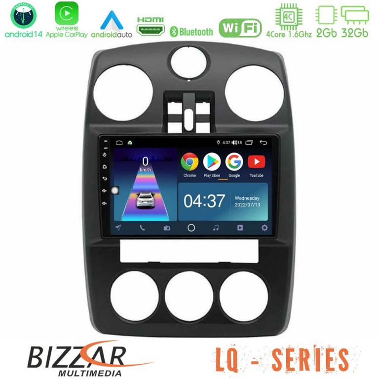 Car.gr - Bizzar LQ Series 4Core Android14 2+32GB Chrysler PT-Cruiser ...