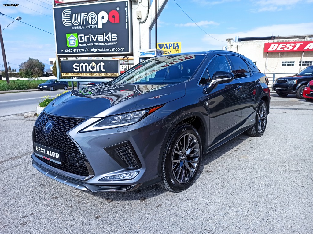 Car.gr - Lexus RX450 2020 HYBRID SPORT - 05/08/2020 - MONO 21144km ...