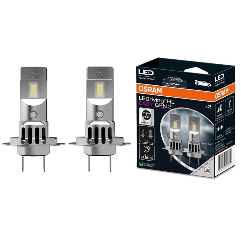 Car.gr - Λάμπες Led H7/H18 Osram LEDriving HL Easy Gen2 12volt 16watt 2000lm 6500k 2 Τεμάχια ...