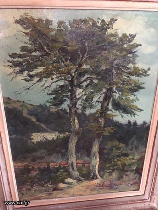 Car.gr - ΕΛΑΙΟΓΡΑΦΙΑ ΙΩΑΚΕΙΜ ΒΑΡΝΑΛΗΣ (1907-1986) ΜΕ ΩΡΑΙΑ ΚΟΡΝΙΖΑ ...