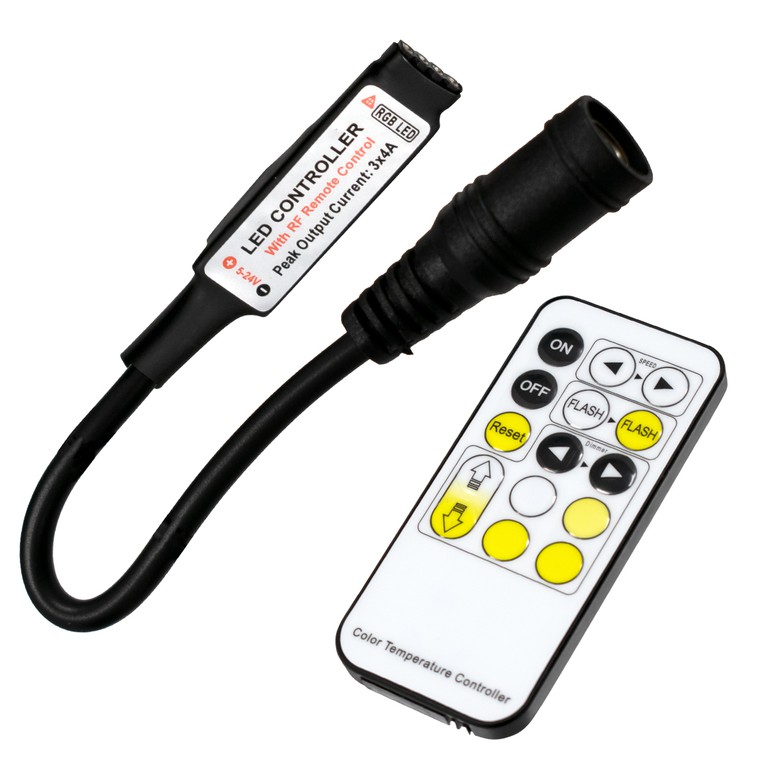 Car.gr - Ασύρματο LED CCT Controller με Χειριστήριο RF 2.4Ghz DC 5-24V ...