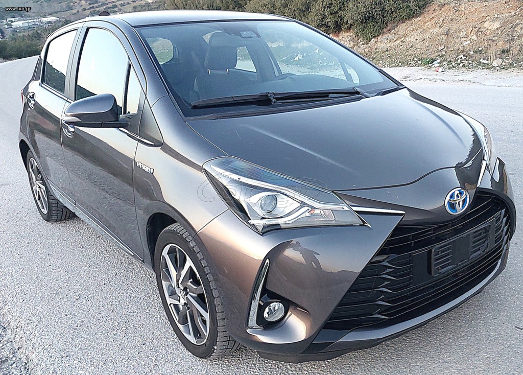 Car.gr - Toyota Yaris 2018 ΠΑΝΟΡΑΜΙΚΗ ΟΡΟΦΗ -ΔΕΡΜΑ ALCANTARA -HYBRID ...