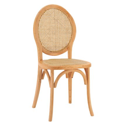 Car.gr - ΚΑΡΕΚΛΑ ΞΥΛΙΝΗ TINSLEY ΜΕ ΟΒΑΛ ΠΛΑΤΗ ΚΑΙ ΠΛΕΞΗ RATTAN ΣΕ ...