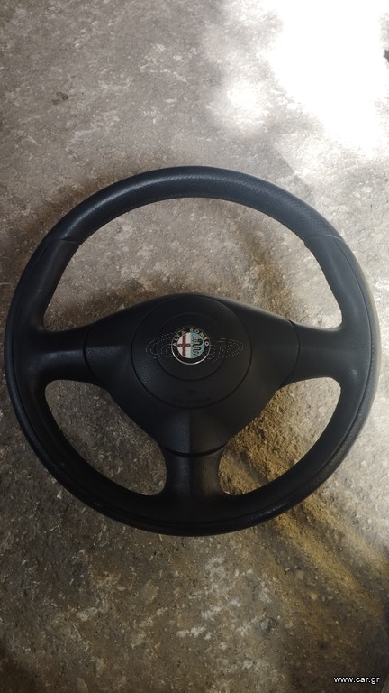 Car.gr - πωλείται δερμάτινο τιμόνι alfa romeo 156 147