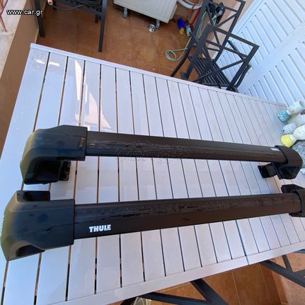 Car.gr - Μπάρες αυτοκινητου πόρτας THULE Wingbar Edge - Flush rail (SET ...