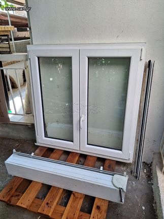 Car.gr - ΠΑΡΑΘΥΡΟ ΑΛΟΥΜΙΝΙΟΥ ΜΑΖΙ ΜΕ ΡΟΛΟ 1,20 x 1,20