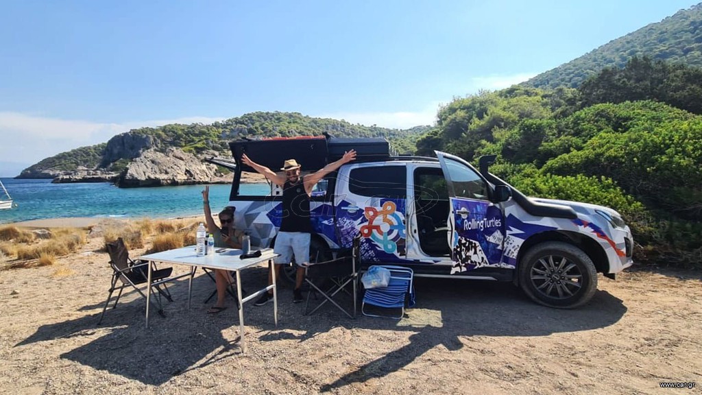 Car.gr - Αυτοκινούμενο 2019 4Χ4 PICKUP CAMPER ME ΣΚΗΝΗ ΟΡΟΦΗΣ 5xSEATS ...