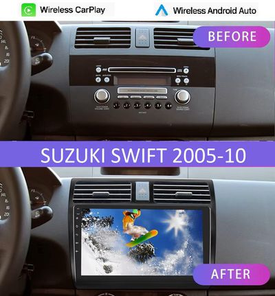 Car.gr - Android Car Stereo 9" για SUZUKI SWIFT (2005-10) | 6GB RAM + 128GB ROM | Ασύρματο ...