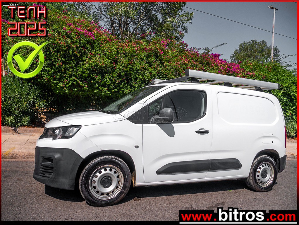 Car.gr - Peugeot Partner 2019 3ΘΕΣΙΟ! AUTO! DIESEL! 1.5 130HP! ΛΙΓΑ ΧΛΜ ΜΕ ΣΧΑΡΑ+ΡΑΦΙΑ
