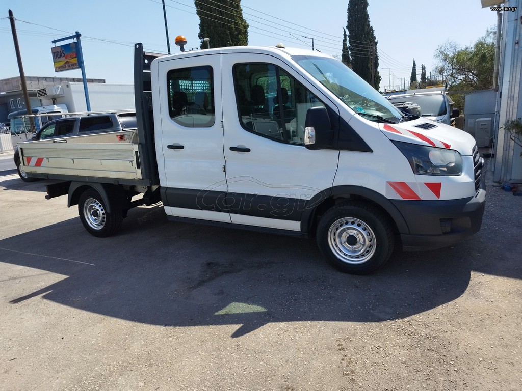 Car.gr - Ford Transit 2017 ΚΑΡΟΤΣΑ ΔΙΠΛΗ ΚΑΜΠΙΝΑ