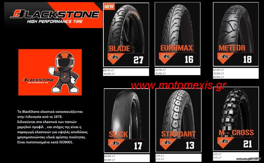 Car.gr - Λαστιχα 60/80 17, 90/80 17 SLICK Αγωνων για HONDA SUPRA ...