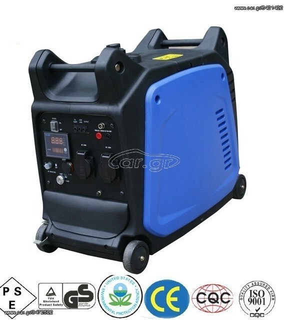 Car.gr - NEA ΓΕΝΝΗΤΡΙΑ INVERTER 3500W ME MIZA KAI ΤΗΛΕΧΕΙΡΙΣΜΟ