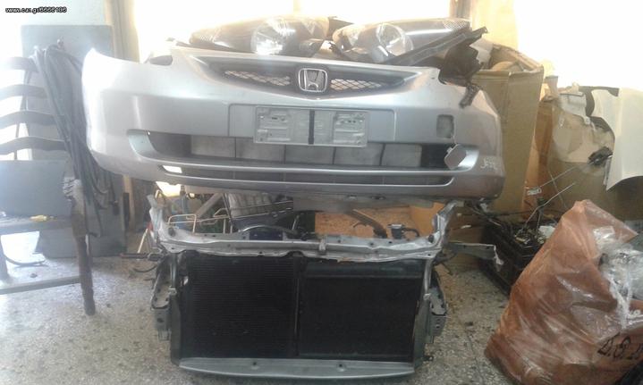 Car.gr - μπροστινος προφυλακτηρας+φαναρια+μετωπη απο Honda Jazz 2002-2008