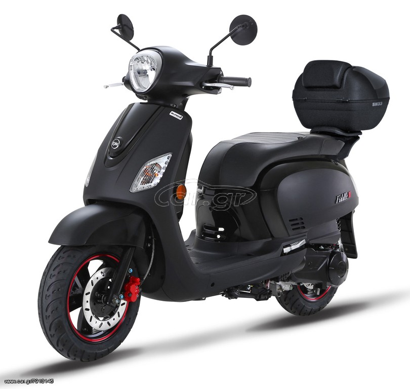 Car.gr - Sym Fiddle 2025 50 E4 BOX 48 ΔΟΣΕΙΣ ΜΕΣΩ ΠΙΣΤΩΤΙΚΗΣ